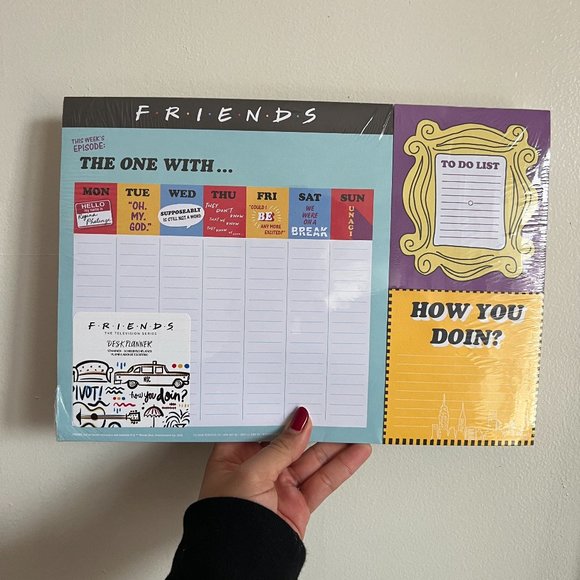 Marshalls | Office | Friends Tv Series Desk Planner Ct | Poshmark